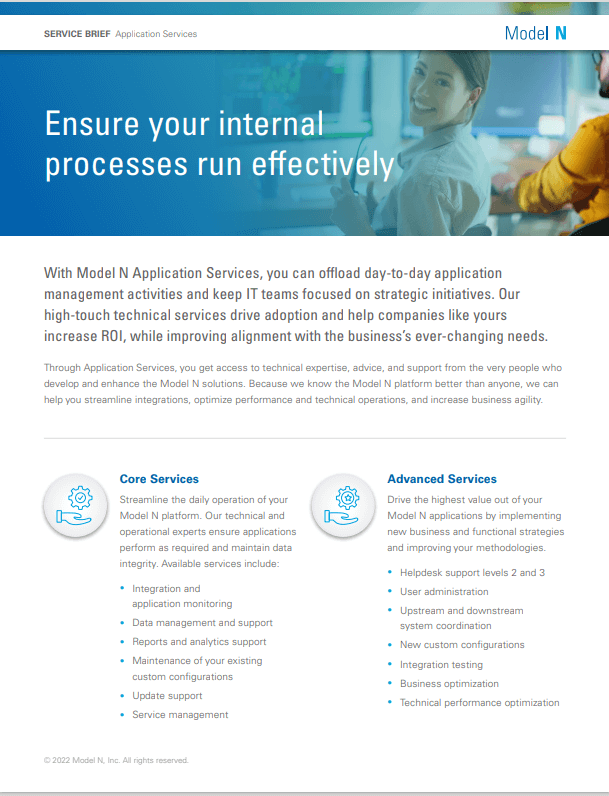 Application Brief - Model N