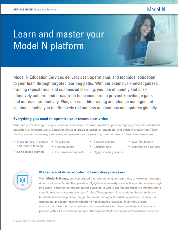 Education Brief - Model N