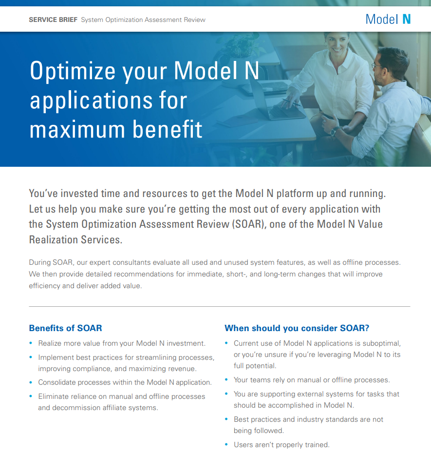 System Optimization Assessment Brief - Model N